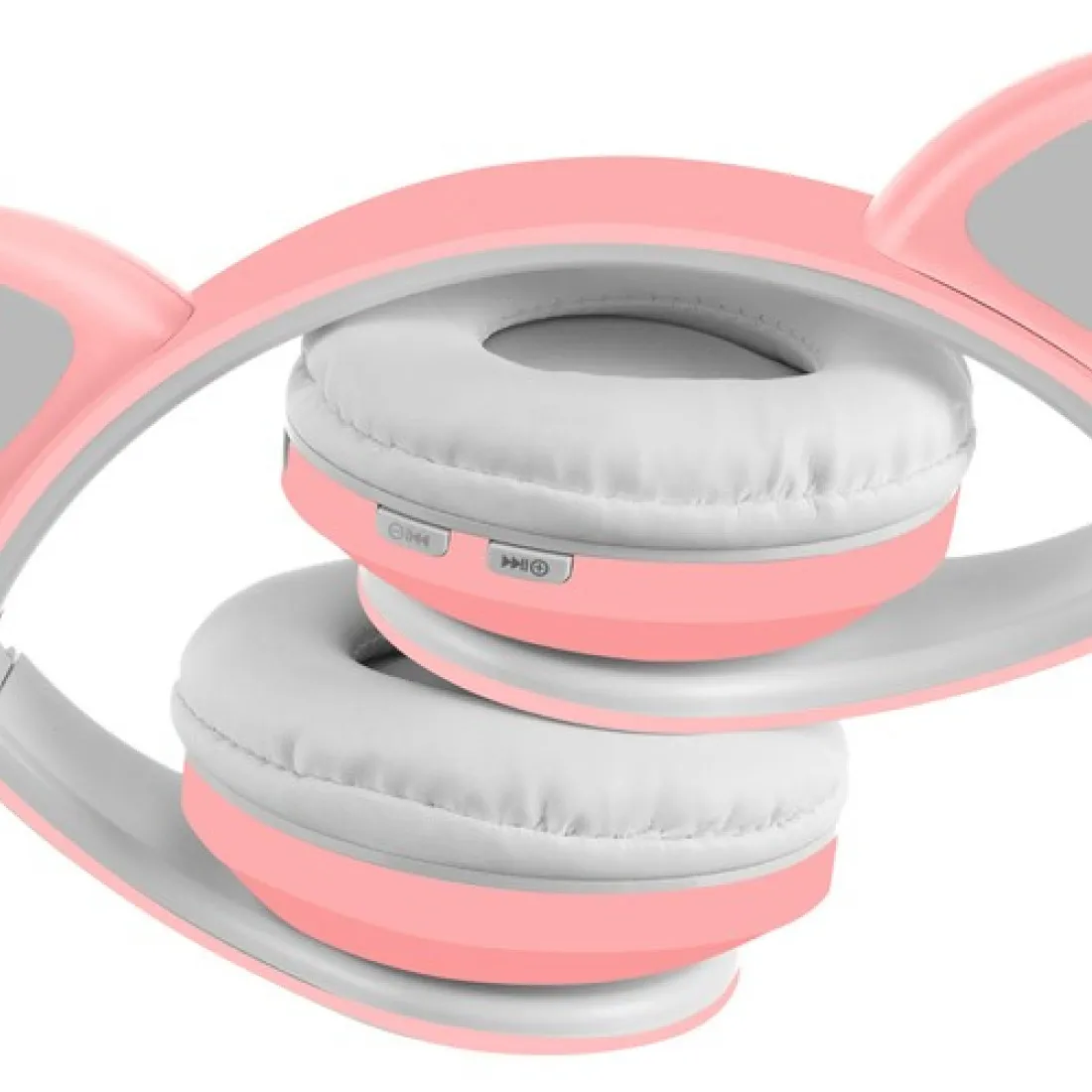 Bezdrôtové slúchadlá Cat s labkou - ružové | mespi.sk