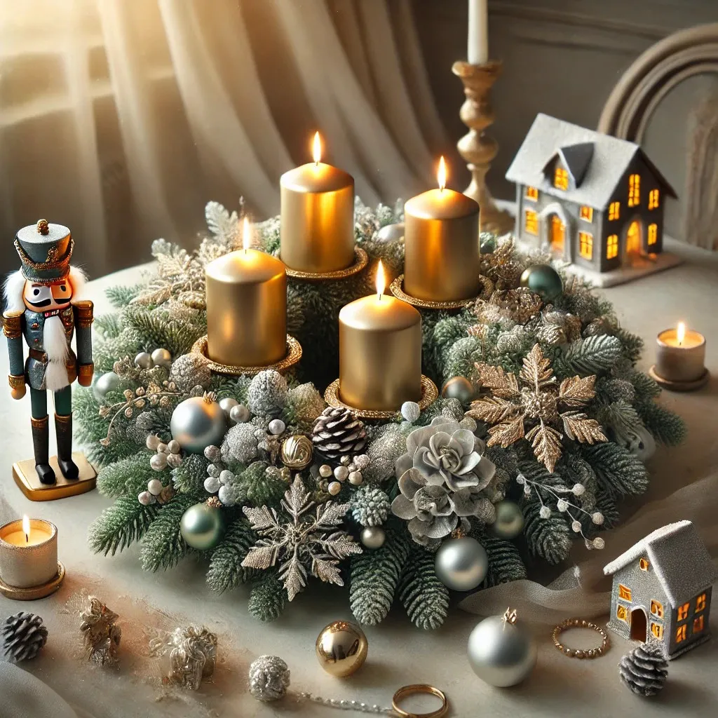 Ako si Vybrať Perfektný Adventný a Vianočný Veniec na Stôl: Tipy ...